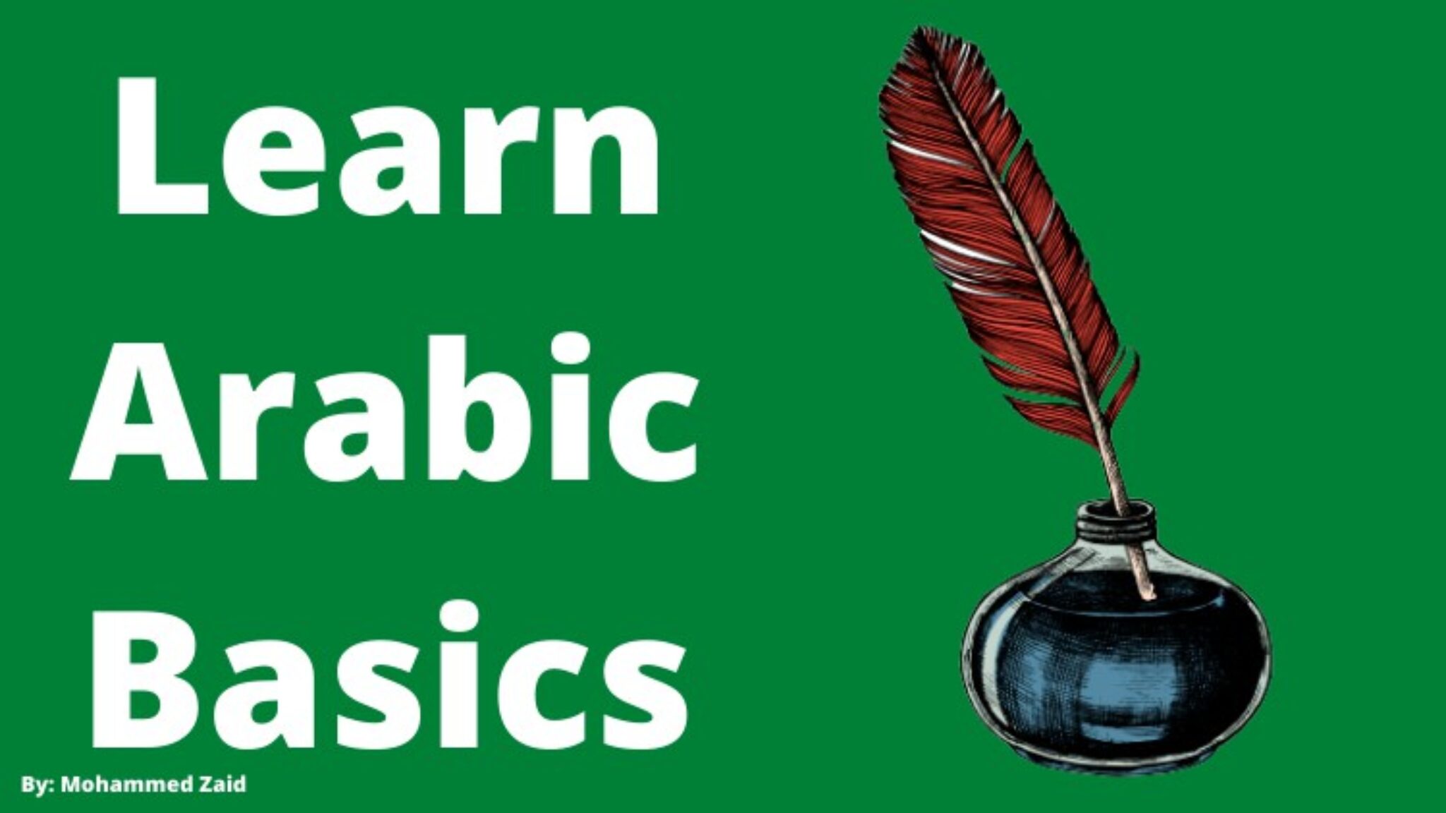 Basics of the Arabic Language - Free Online Courses with Certificates