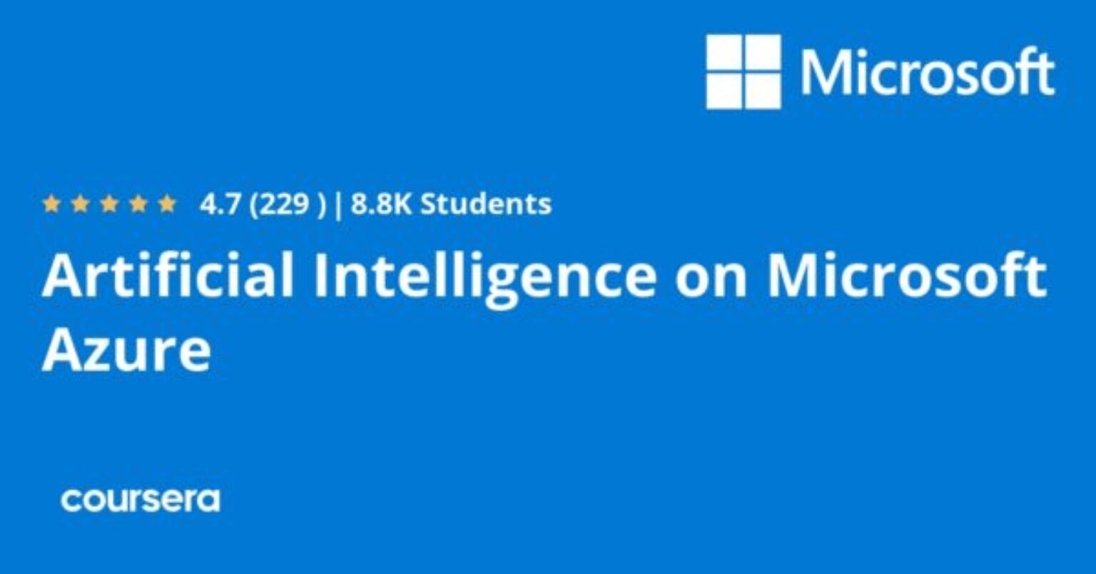 Artificial Intelligence on Microsoft Azure - Free Online Courses with ...