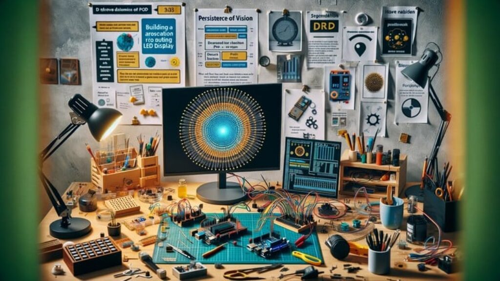 Arduino Rotating LED Display That Prints Text on Air POV - Free Online ...