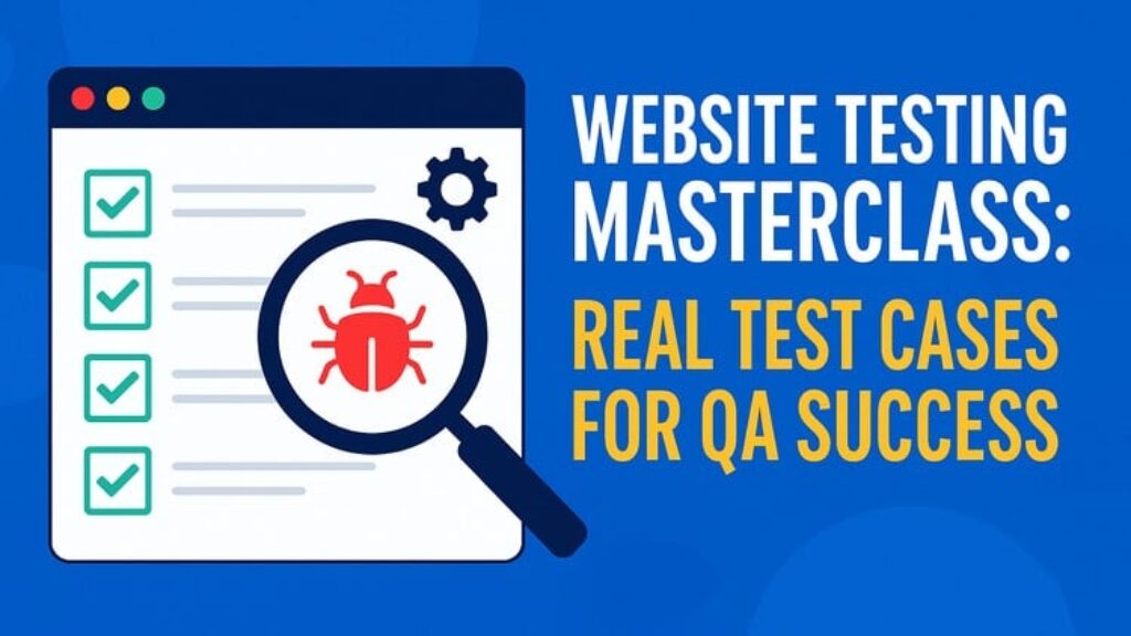 Website Testing Masterclass: Real Test Cases for QA Success - Free ...