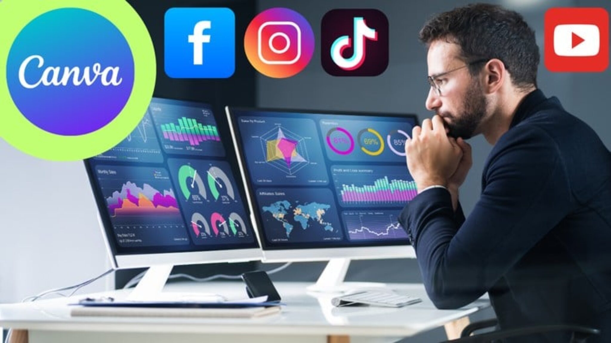 Social Media Graphics Design and Video Editing in Canva - Free Online ...