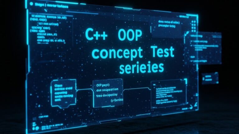 C++ OOP Concept Test Series - Free Online Courses with Certificates