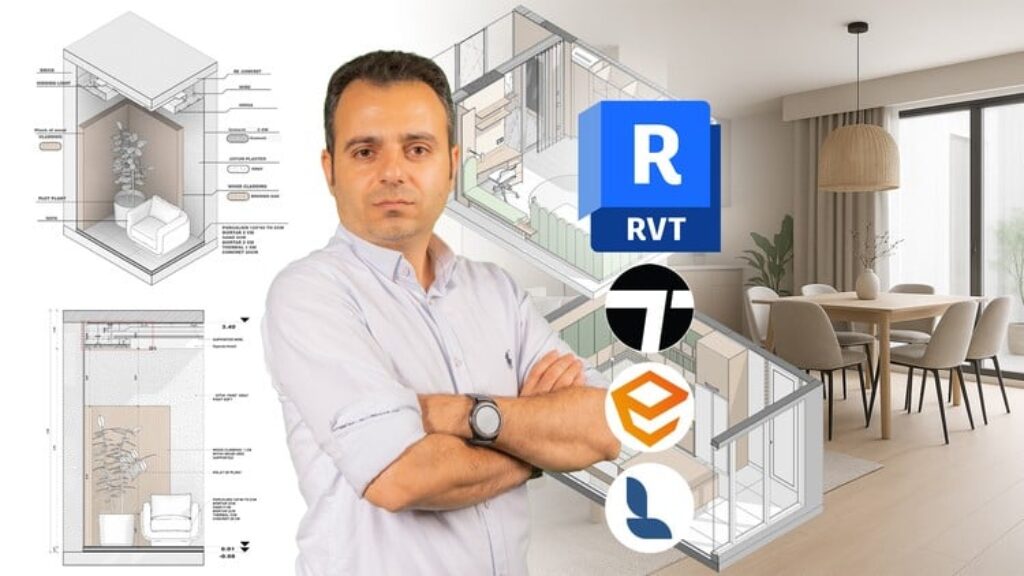 Revit 2026: Interior Design + Modeling + Rendering From Zero - Free ...