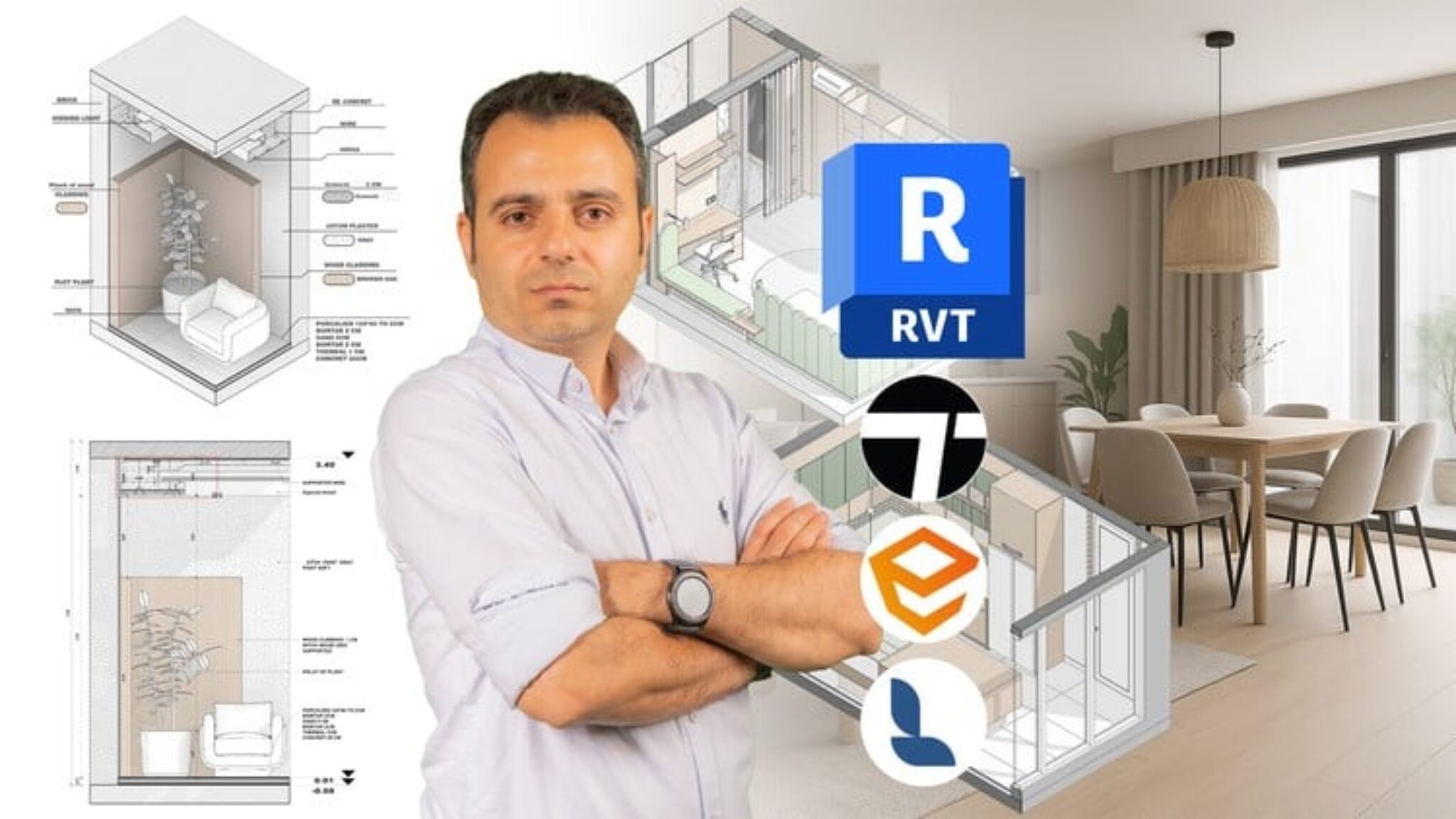 Revit 2026: Interior Design + Modeling + Rendering From Zero - Free ...