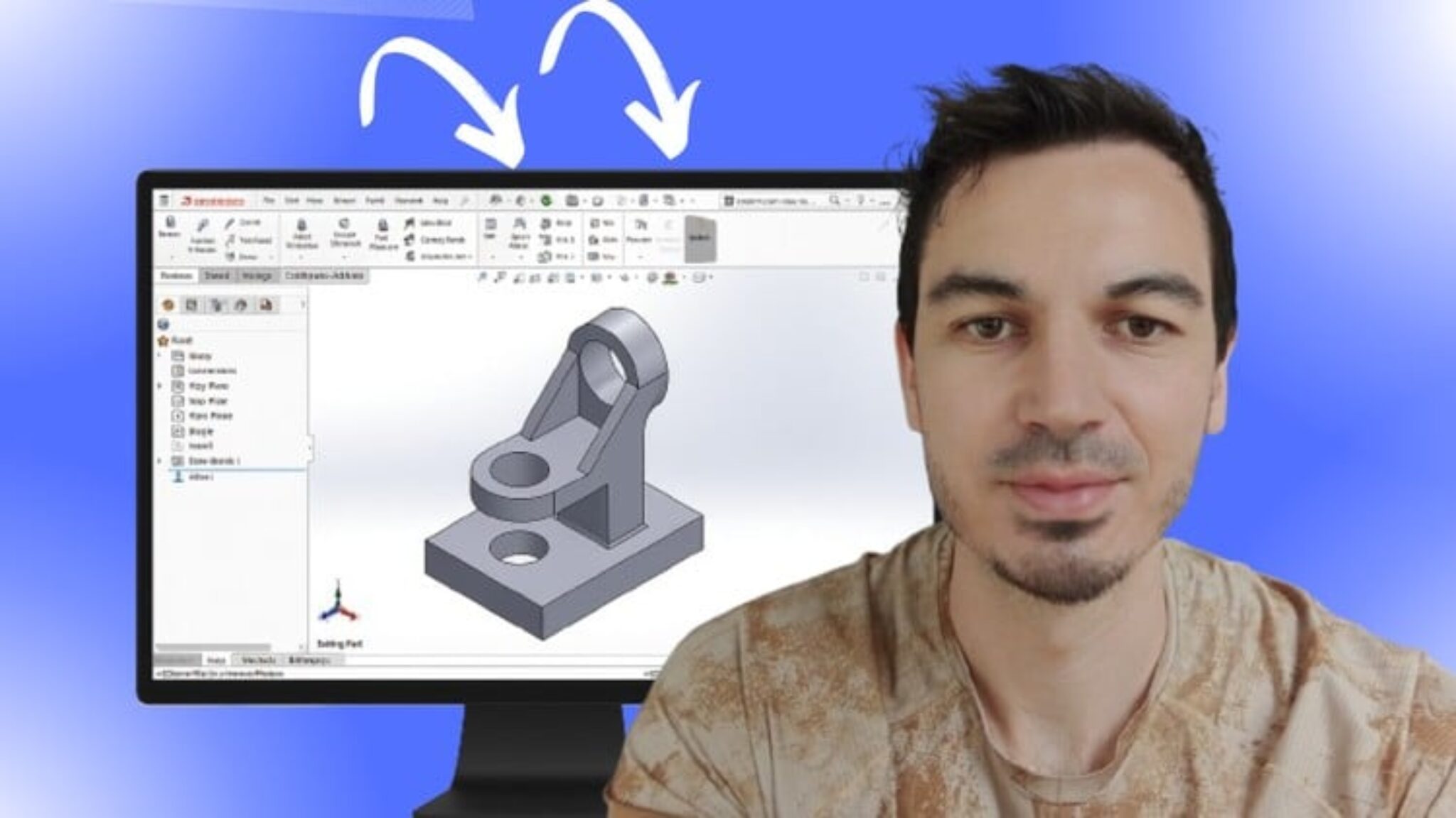 SolidWorks for Beginners: Create Your First 3D Part - Free Online ...